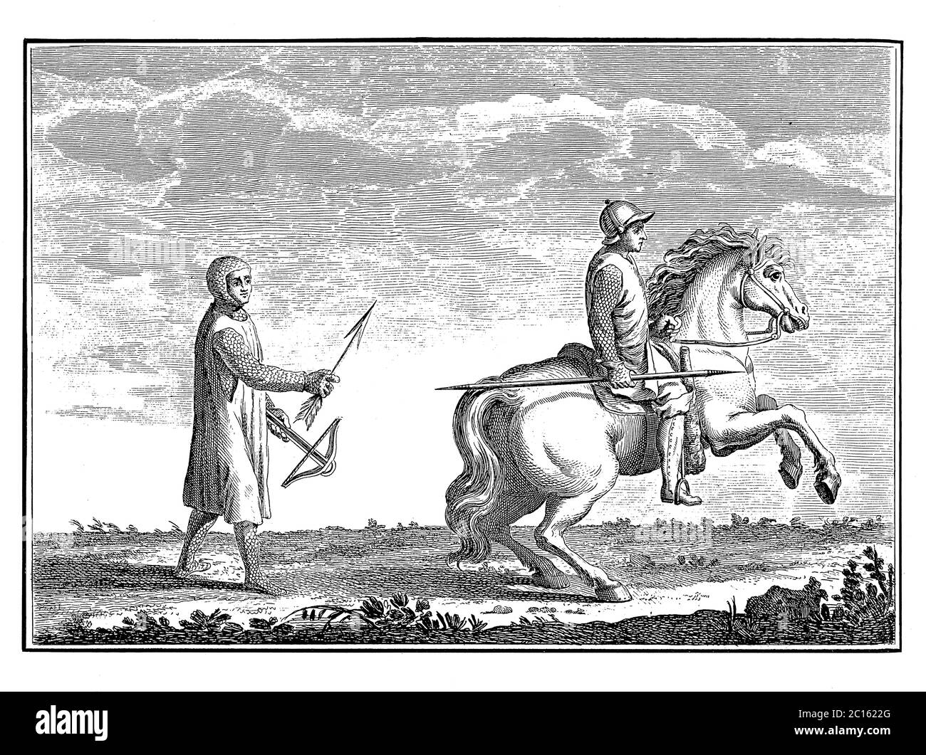 Medieval french armor Black and White Stock Photos & Images - Alamy