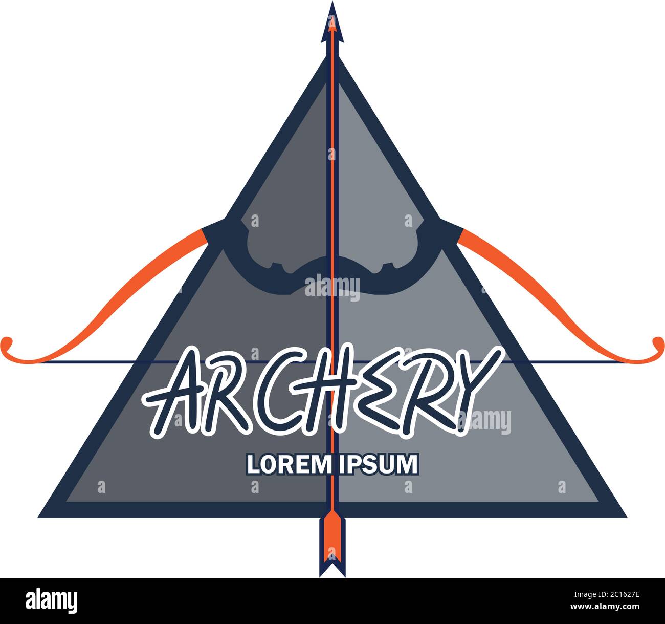 archery logo with text space for your slogan / tag line, vector ...