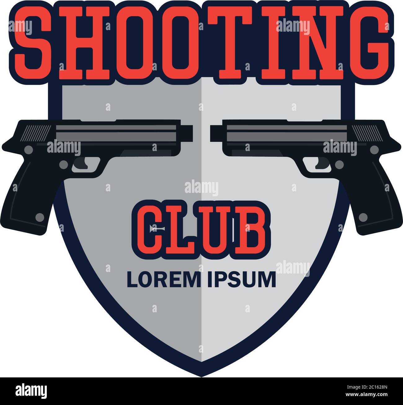 shooting logo with text space for your slogan / tag line, vector ...