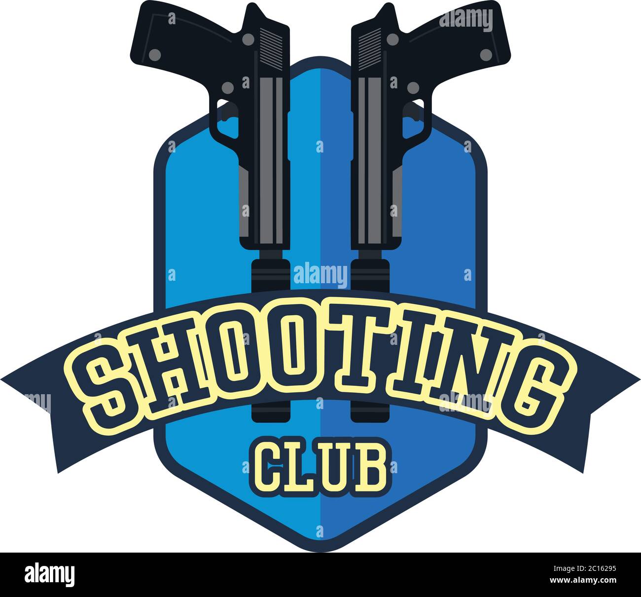 shooting logo with text space for your slogan / tag line, vector ...