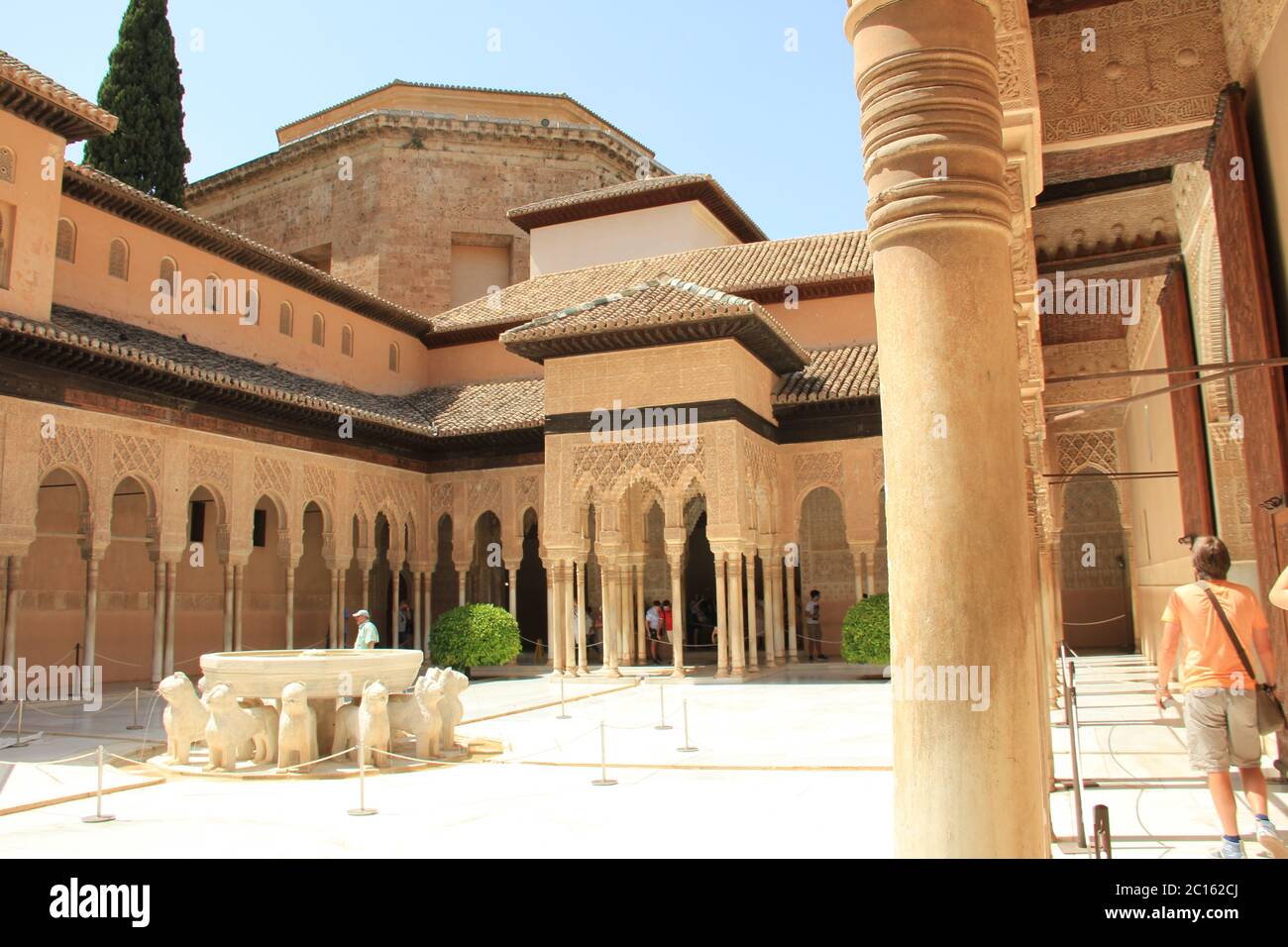 The Alhambra a palace and fortress complex located in Granada Stock ...