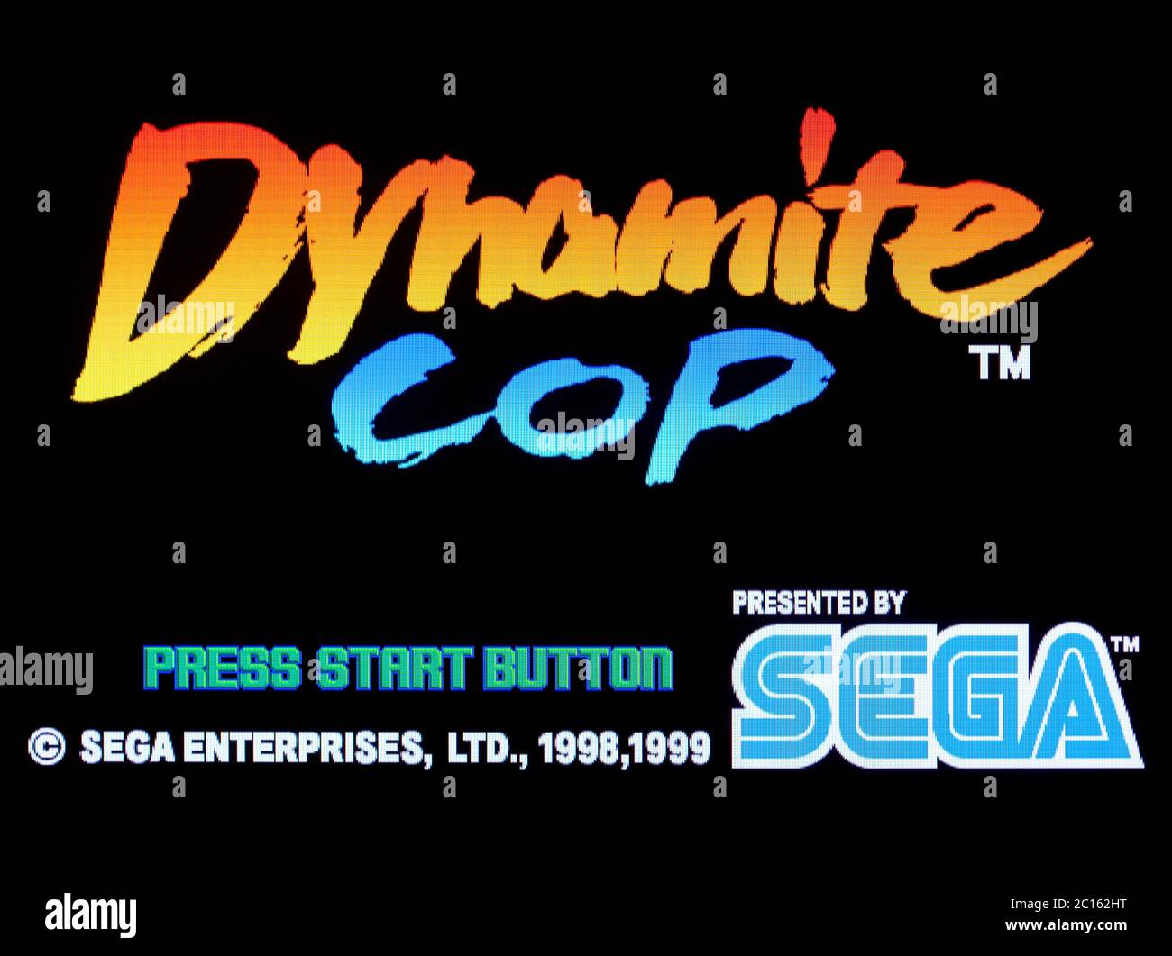 Dynamite Cop - Sega Dreamcast Videogame - Editorial use only Stock ...