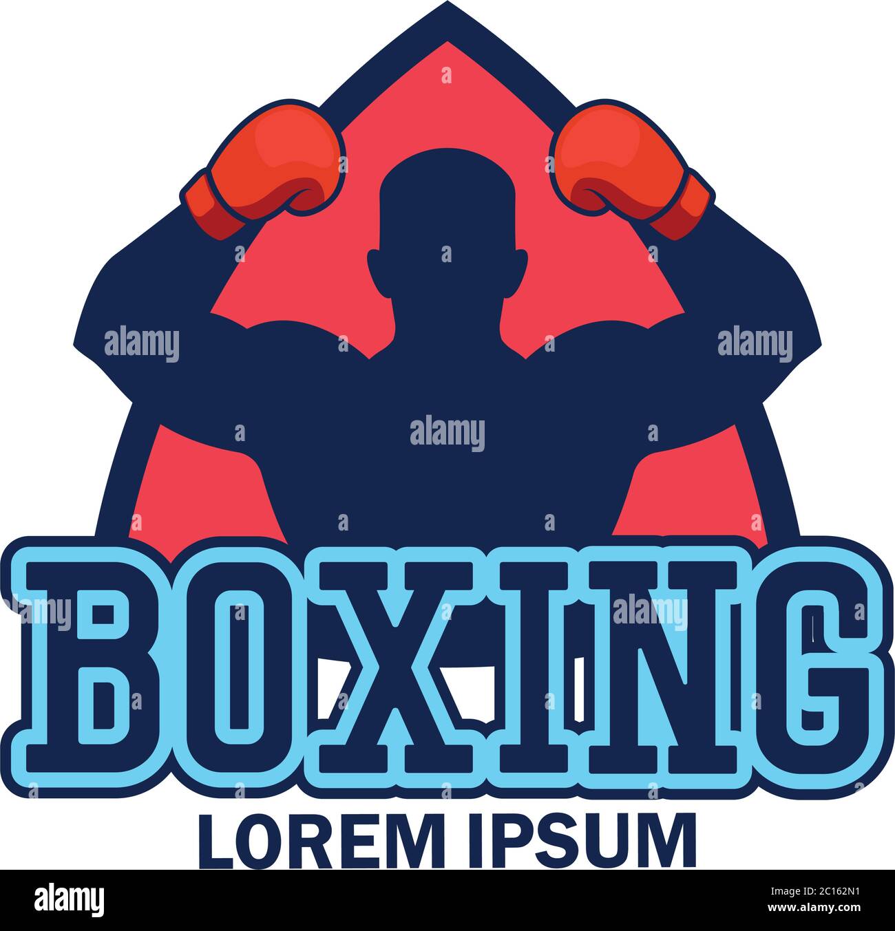 boxing logo with text space for your slogan / tag line, vector ...