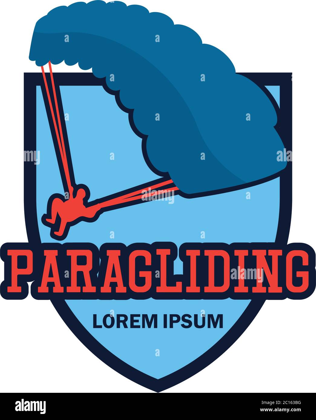 Paraglider Stock Vector Images - Alamy