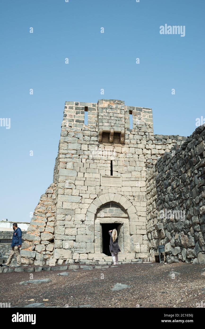 The Azraq Castle, Jordan Stock Photo - Alamy