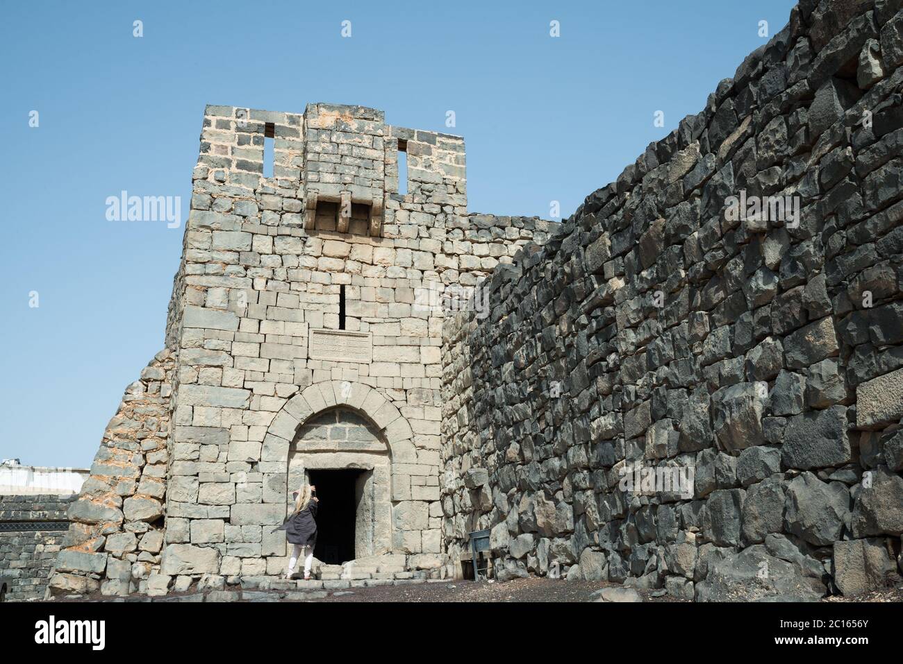 The Azraq Castle, Jordan Stock Photo - Alamy