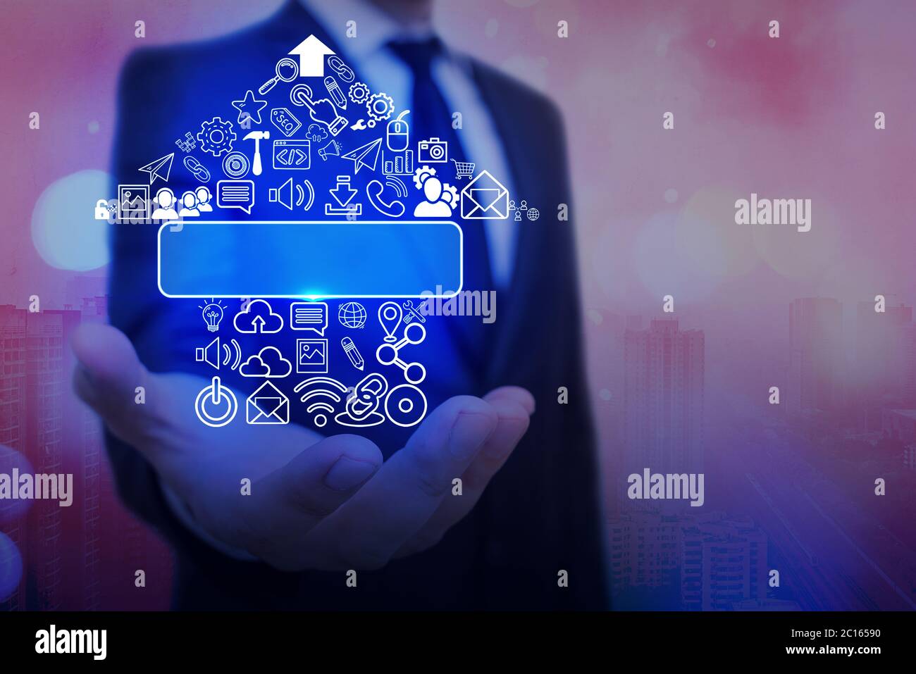 Information Digital Technology Network Connection Infographic Elements ...