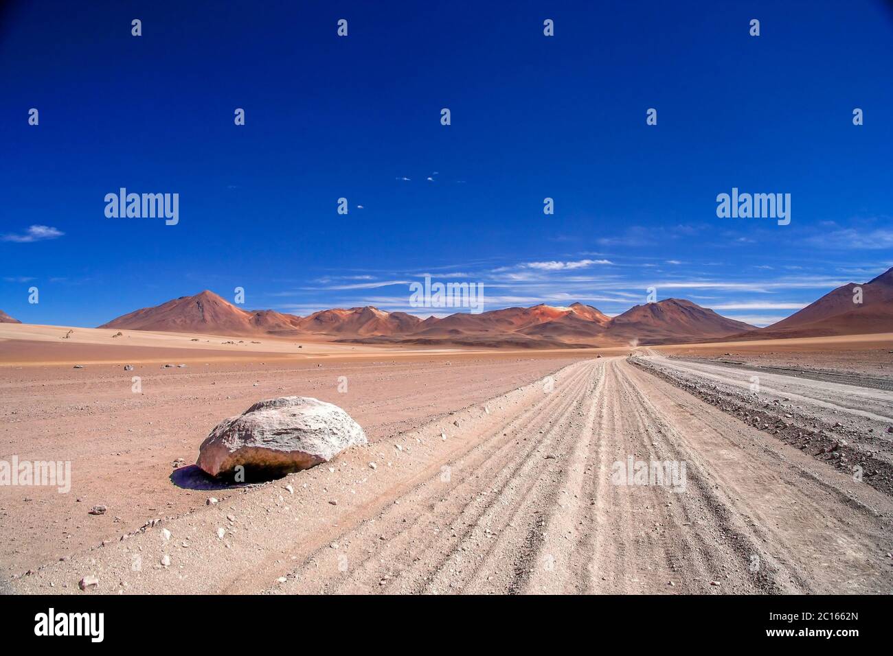 Gravel corrugated desert road hi-res stock photography and images - Alamy