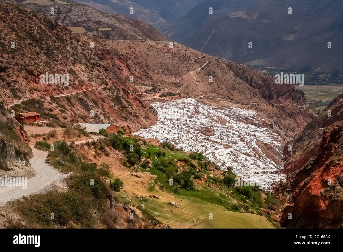 Terraced Salt Mine Stock Photo - Alamy