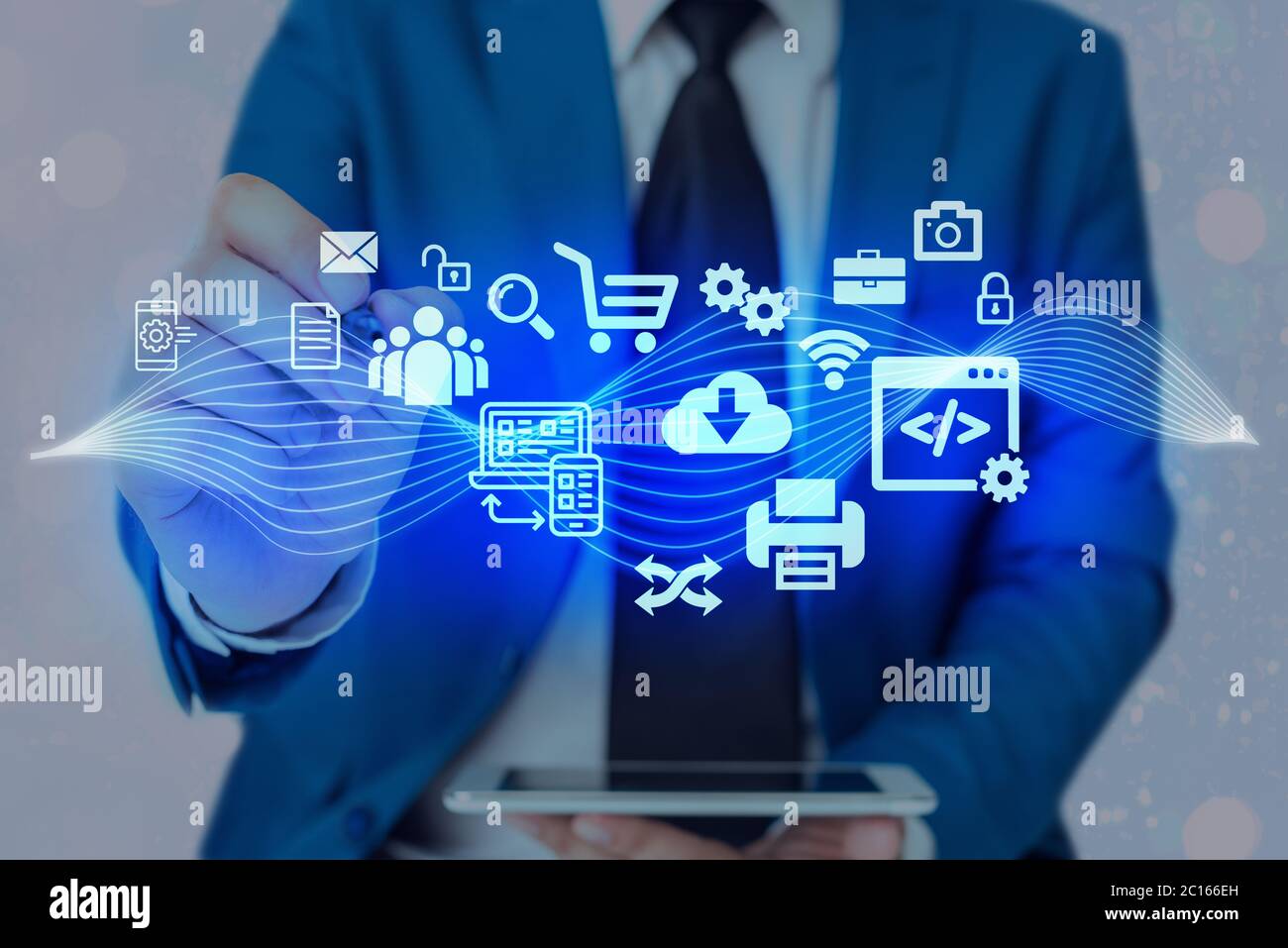 Information Digital Technology Network Connection Infographic Elements ...