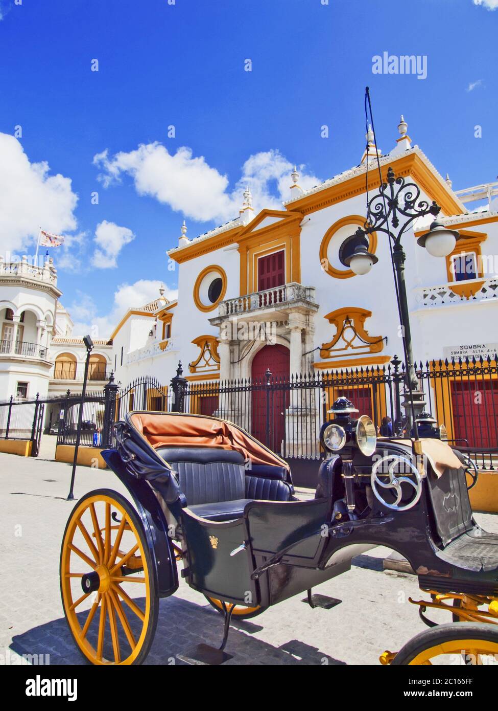 The bull arena of Seville, Spain Stock Photo - Alamy