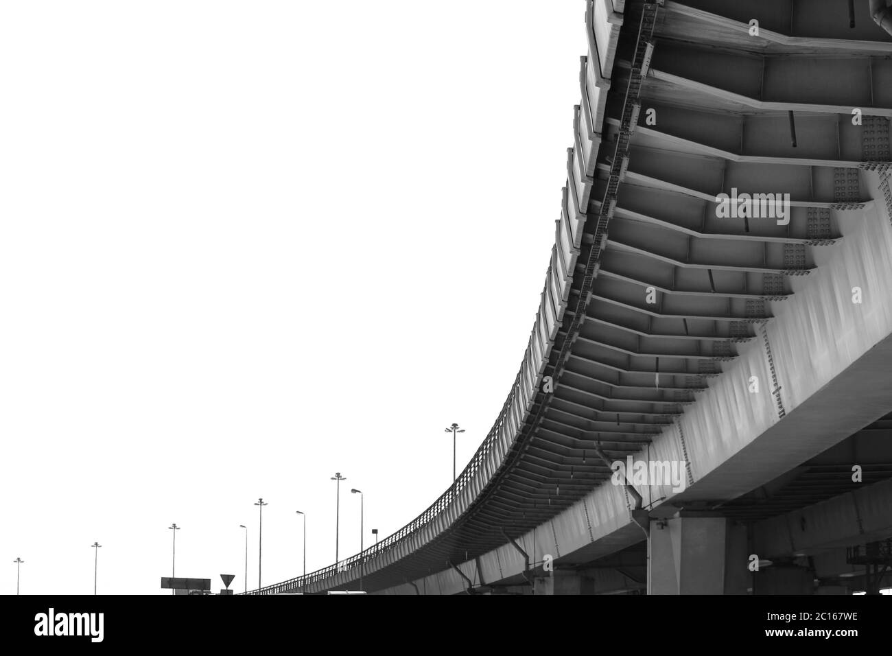 Steel frame building highway hi-res stock photography and images - Alamy