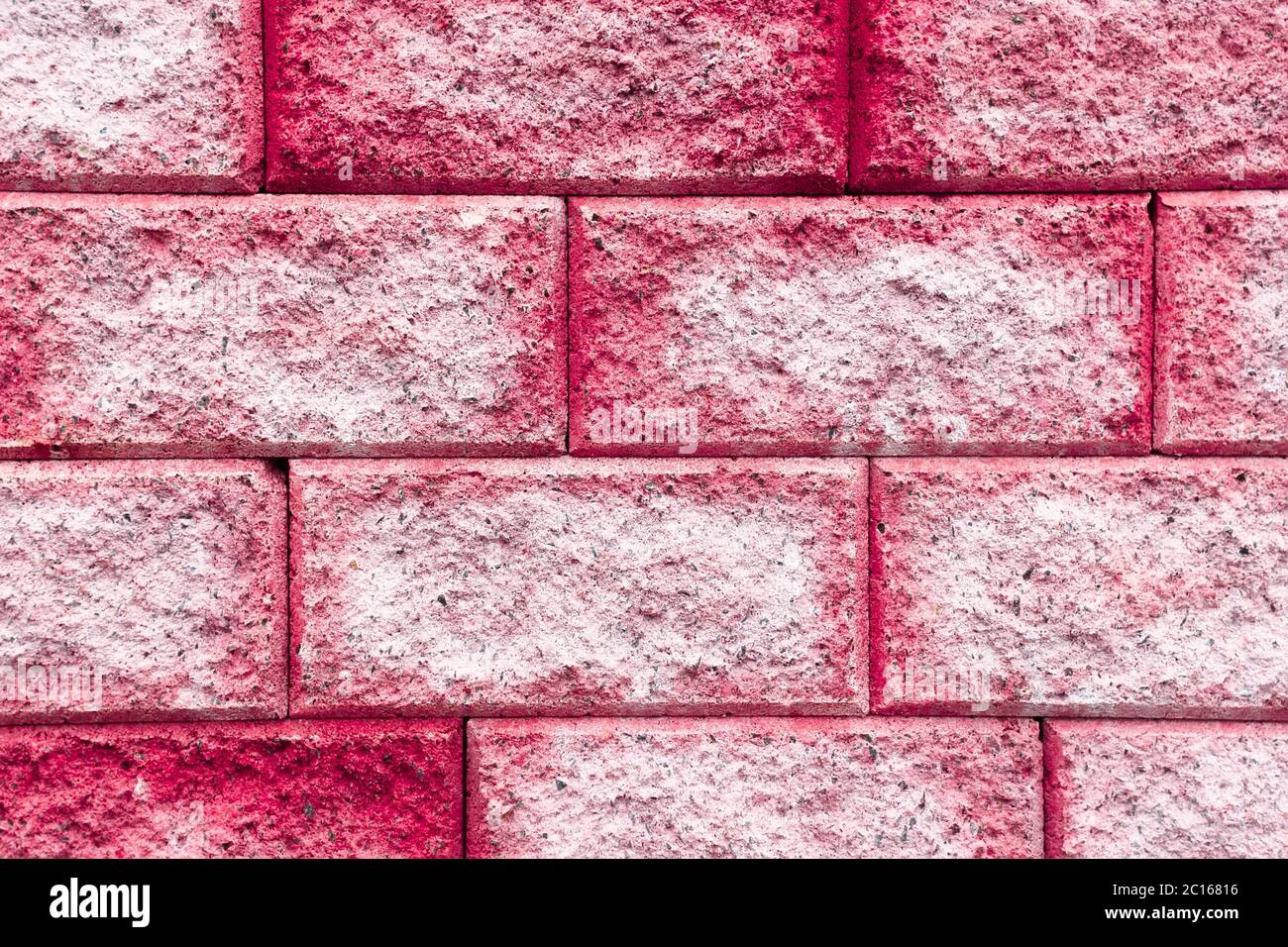 pink coral brick wall background texture Wallpaper Stock Photo - Alamy
