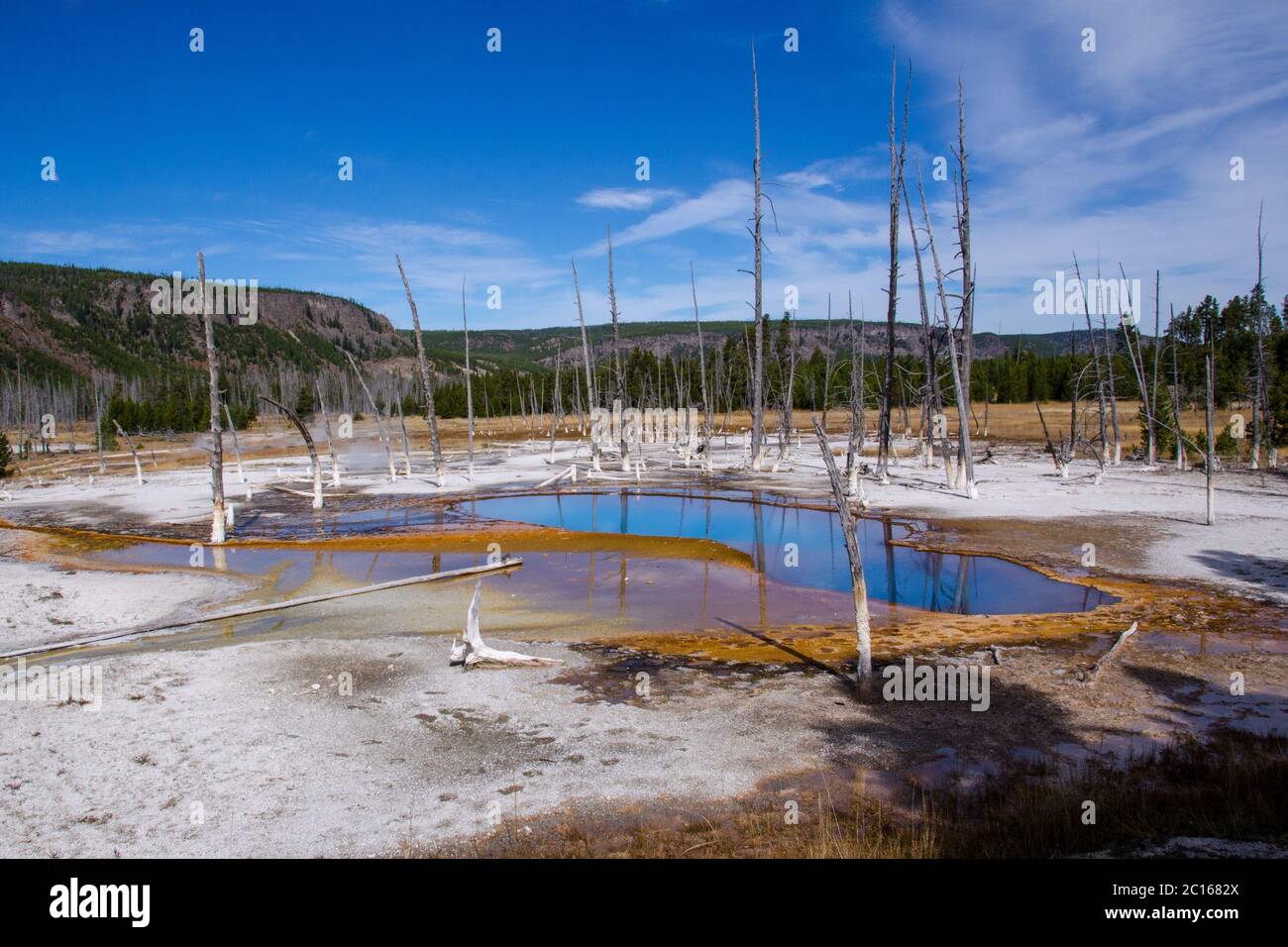 Black pool yellowstone national park hi-res stock photography and ...