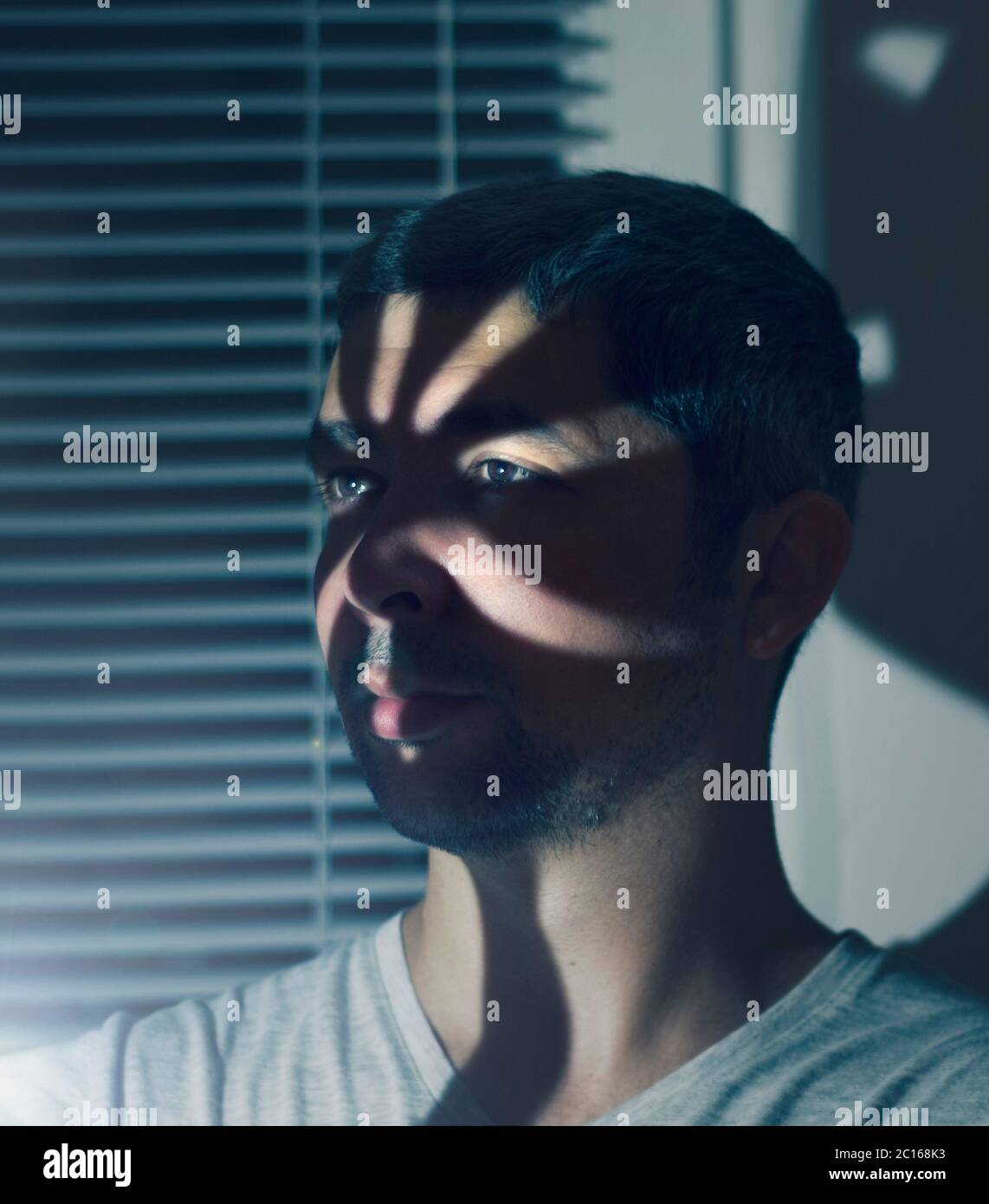 Light shadow eyes contrast hi-res stock photography and images - Alamy