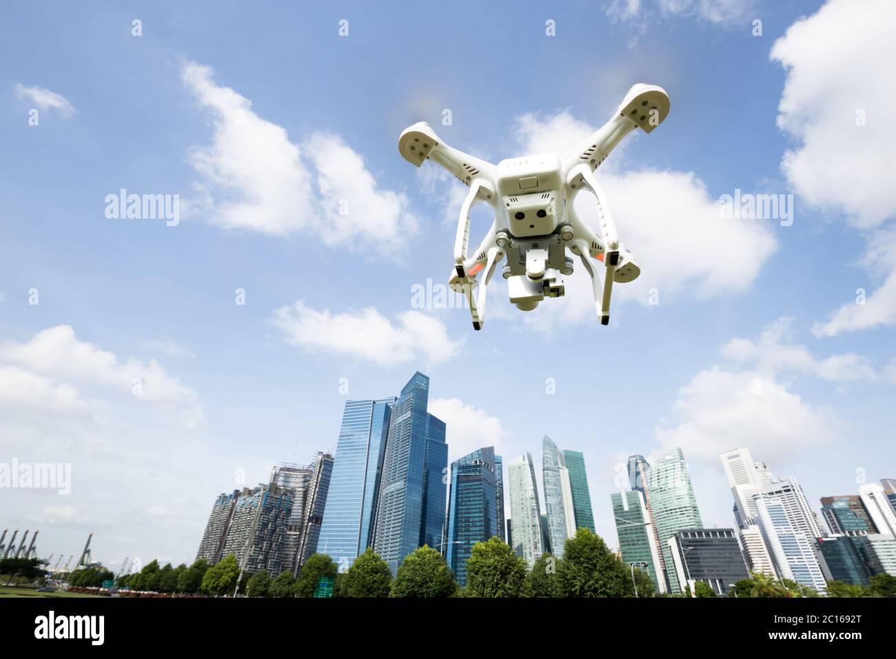 Drone Flying Over City High Resolution Stock Photography and Images - Alamy
