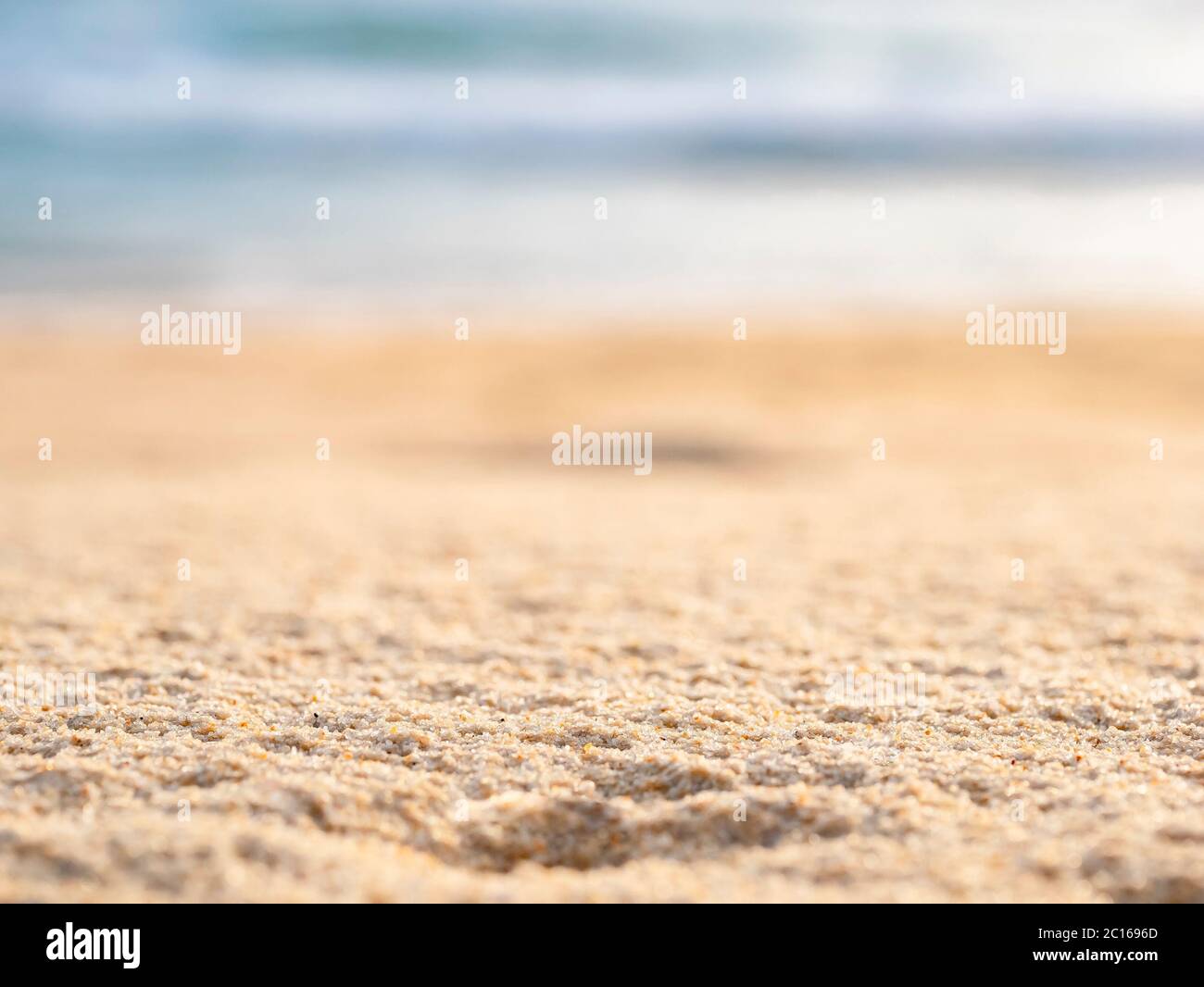 close up sand with wave of sea beach Stock Photo - Alamy