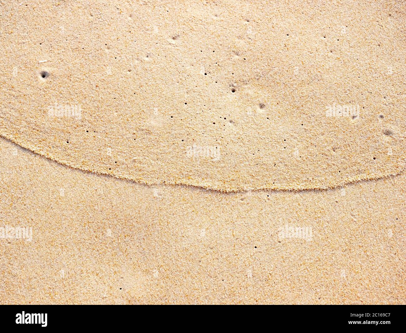 close up sand ground floor at the sea beach , background and textured ...