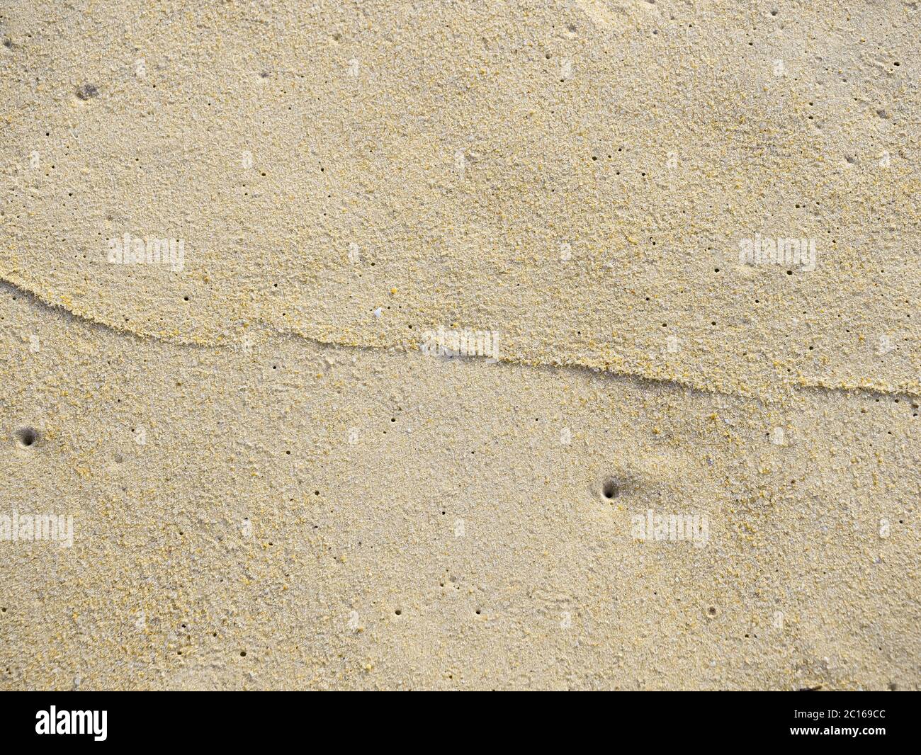 close up sand ground floor at the sea beach , background and textured ...