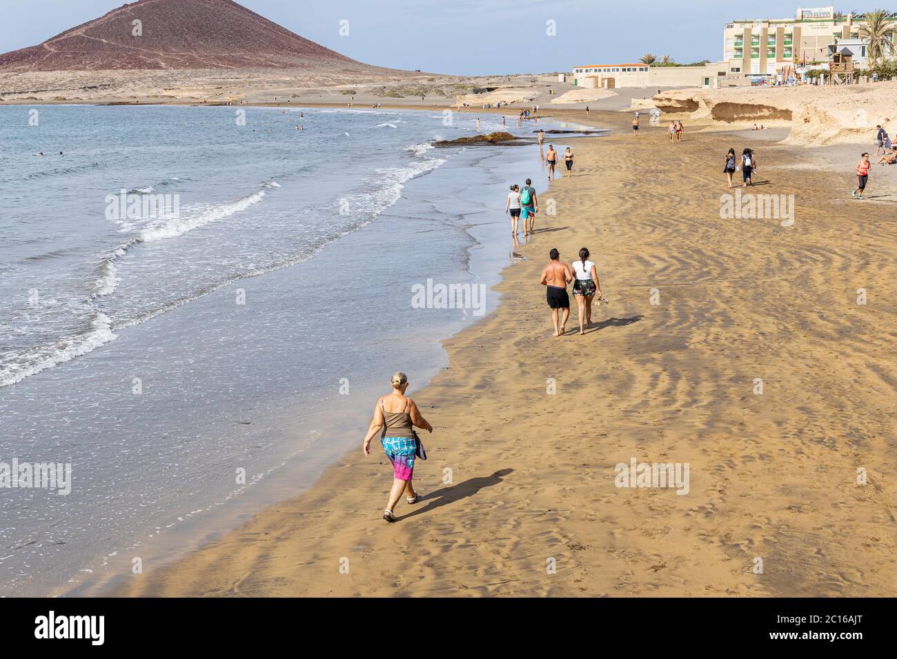 Local residents have the beach to themselves as the weather hots up for ...