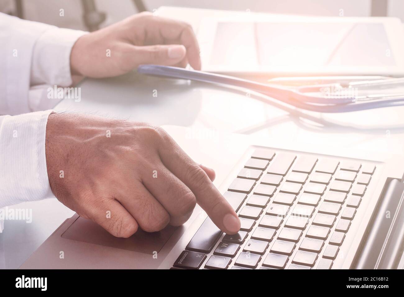 Working tools on a table hi-res stock photography and images - Alamy