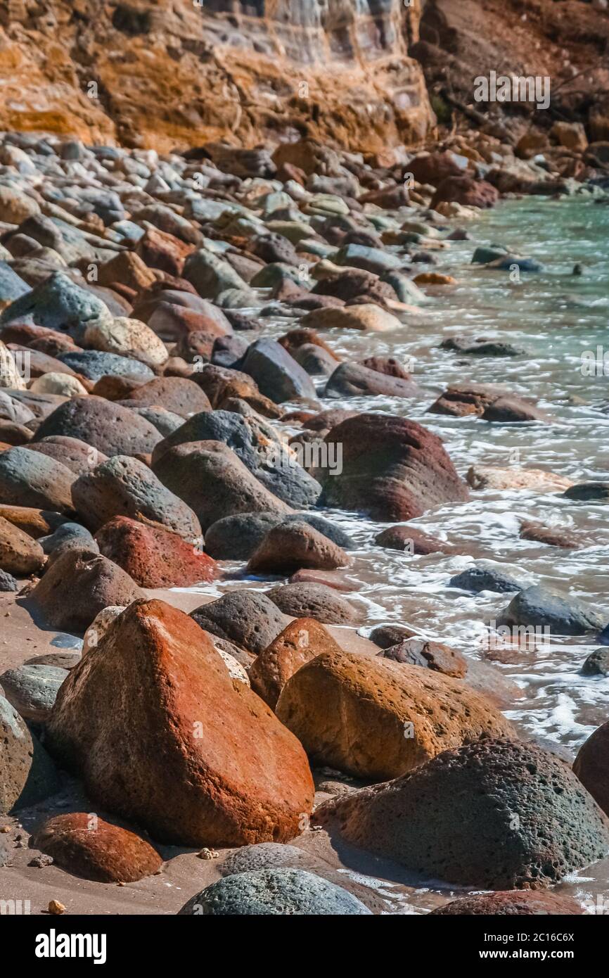 Stones on the beach Stock Photo - Alamy