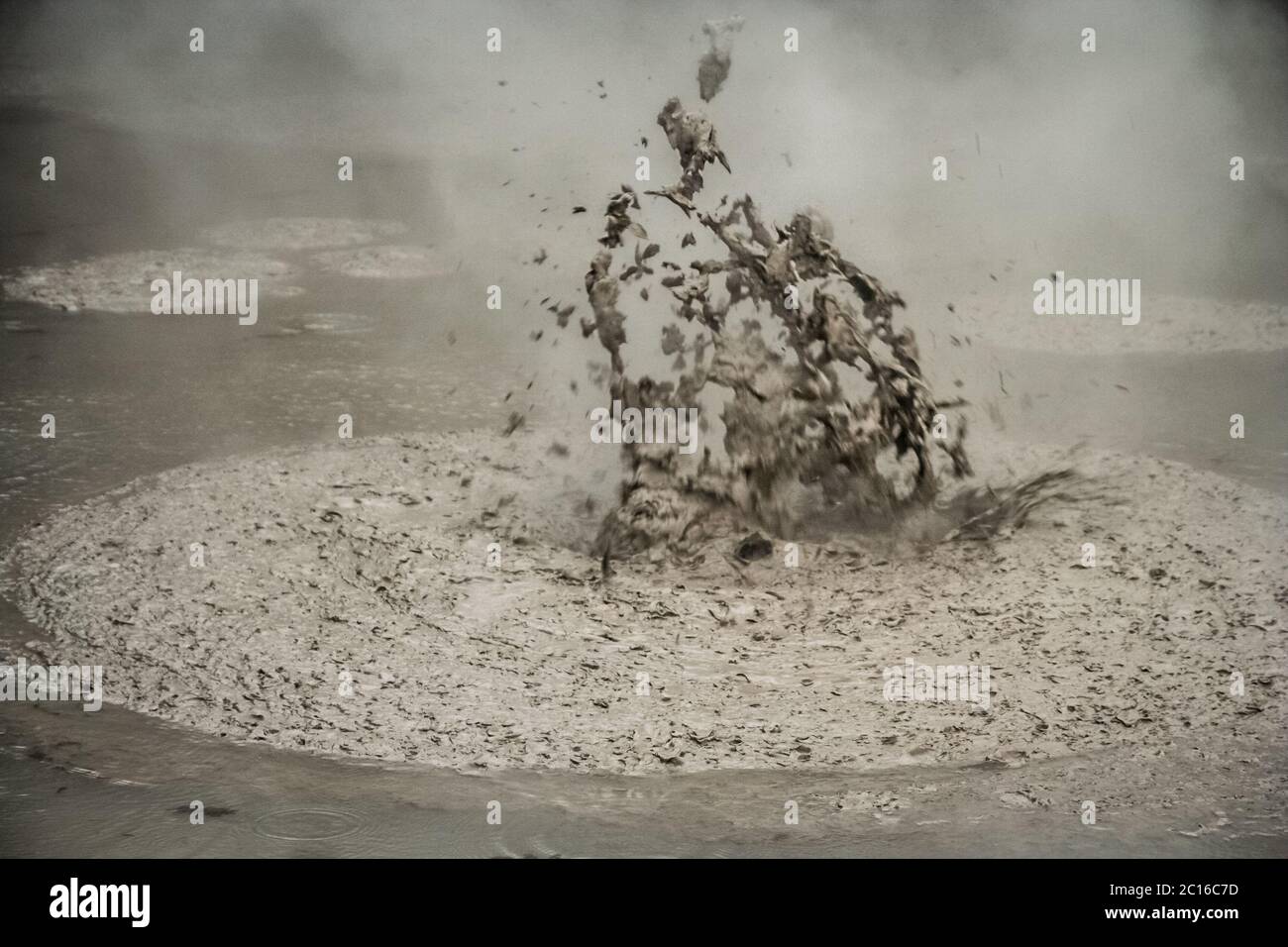 Bubbling mud in Rotorua Stock Photo - Alamy