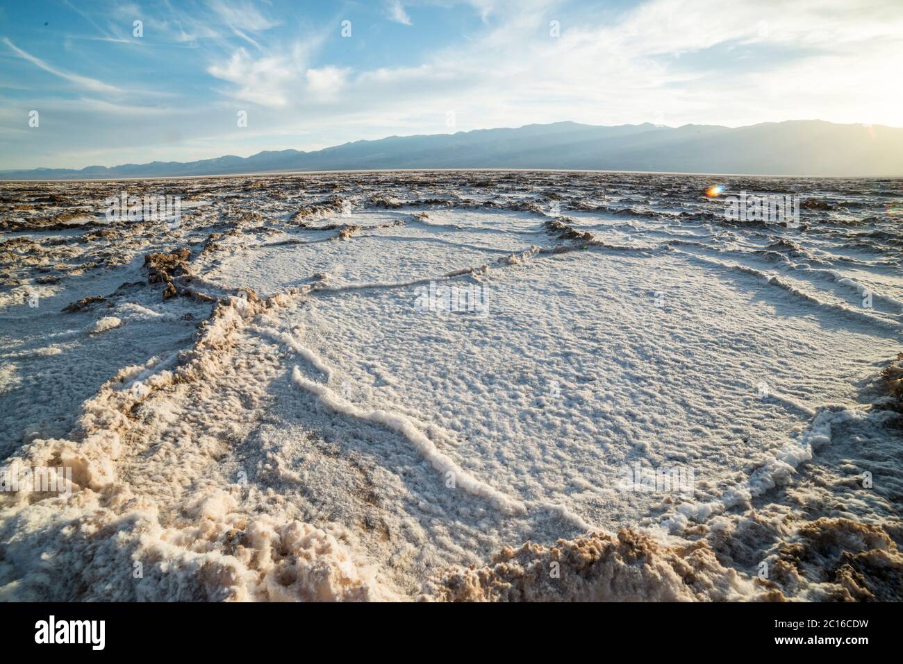 Death valley below sea level sign basin national park hi-res stock ...