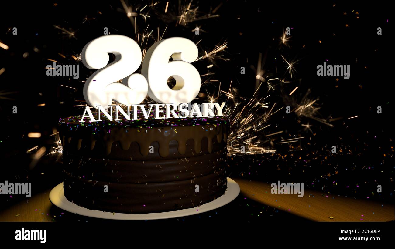 26th Birthday Chocolate Cake