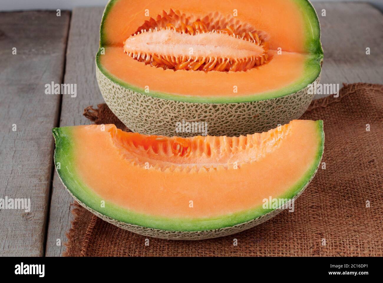 Split melon hi-res stock photography and images - Alamy