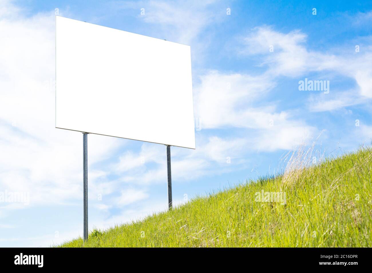Big blank sign board Stock Photo - Alamy