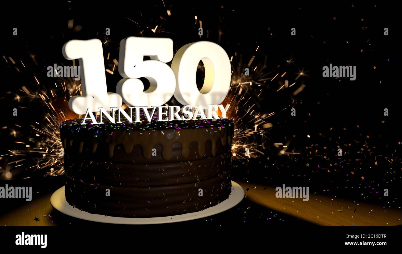 3d number 150 hi-res stock photography and images - Alamy