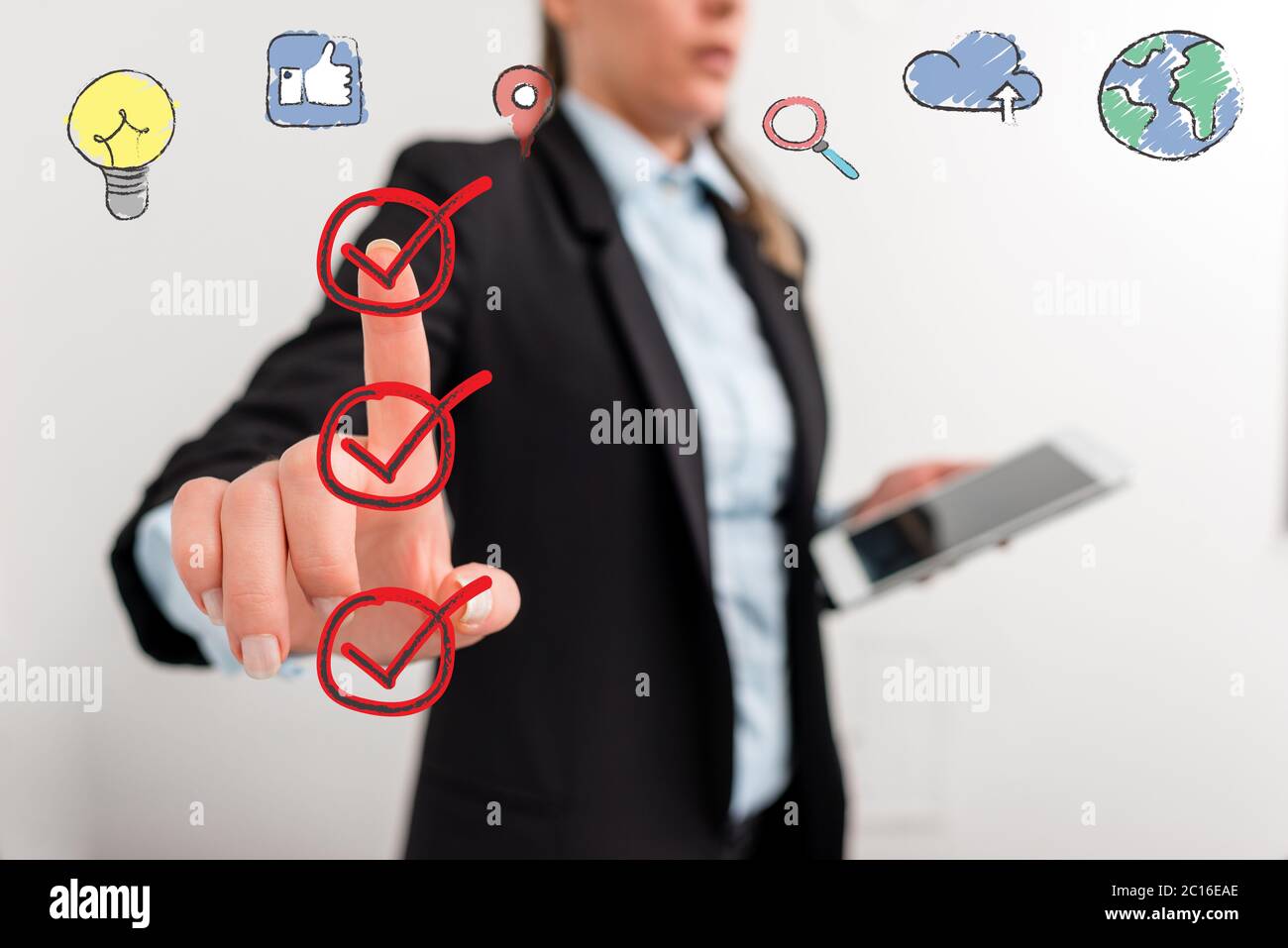 Free Sketch Of Digital Technology Information With Infographic Element ...