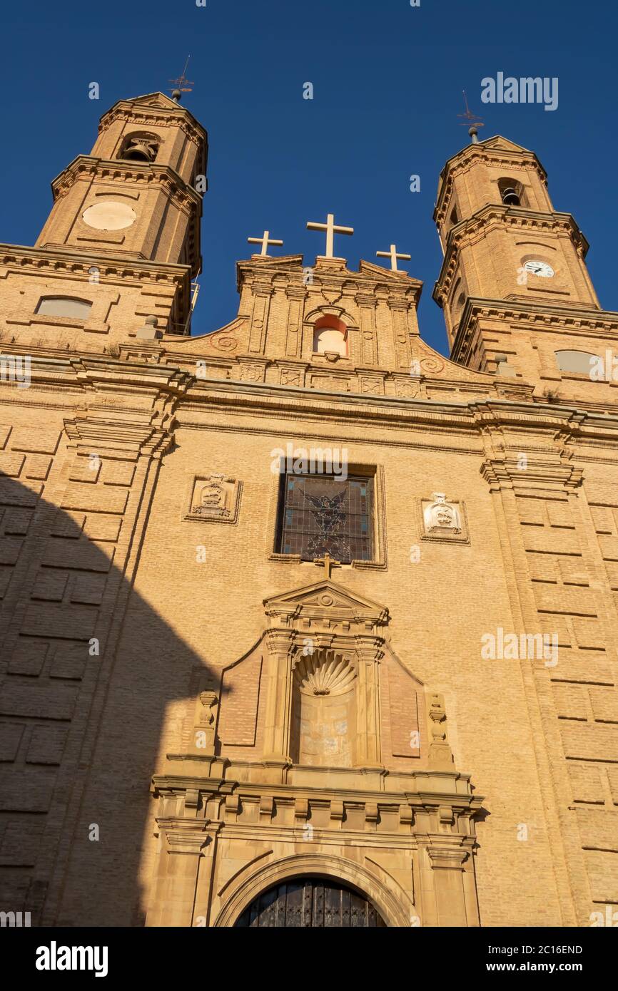 Parroquia de San Miguel in Corella village, Navarra province, Spain ...