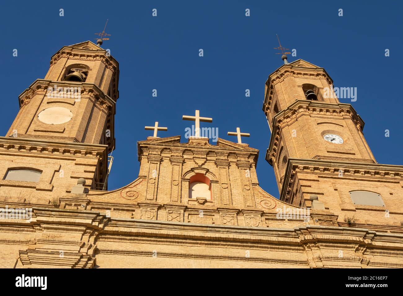 Parroquia de San Miguel in Corella village, Navarra province, Spain ...