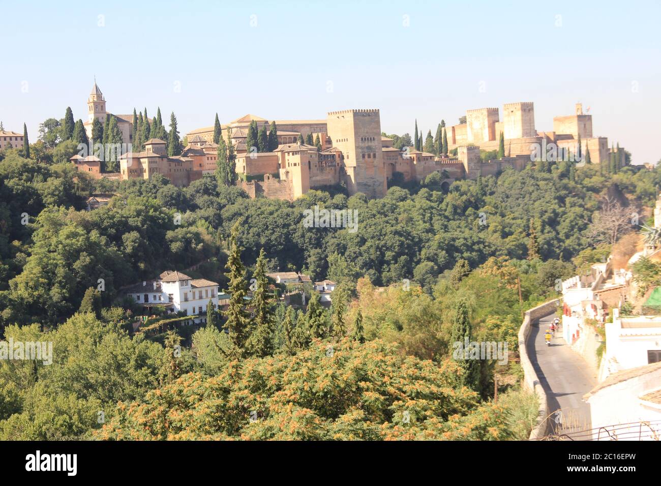 The Alhambra a palace and fortress complex located in Granada Stock ...