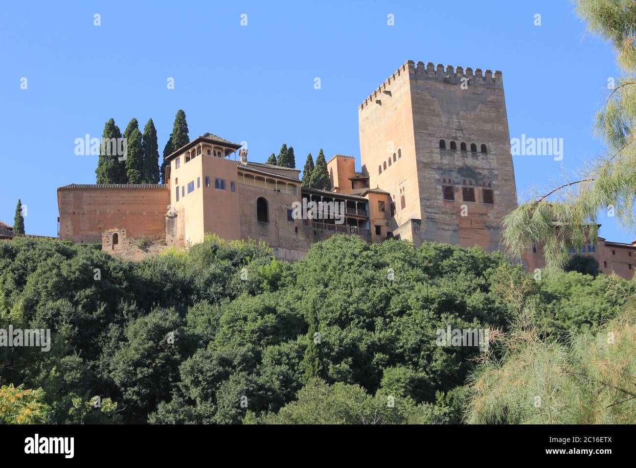The Alhambra a palace and fortress complex located in Granada Stock ...