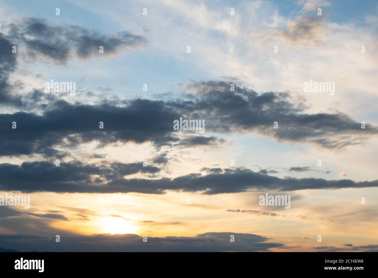 Sunset sky view hi-res stock photography and images - Alamy