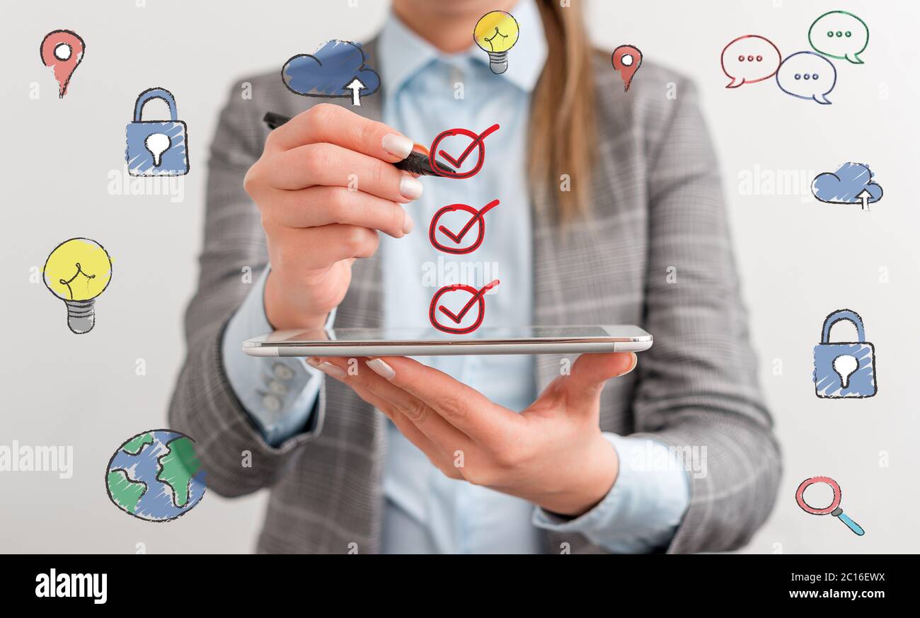 Free Sketch Of Digital Technology Information With Infographic Element ...