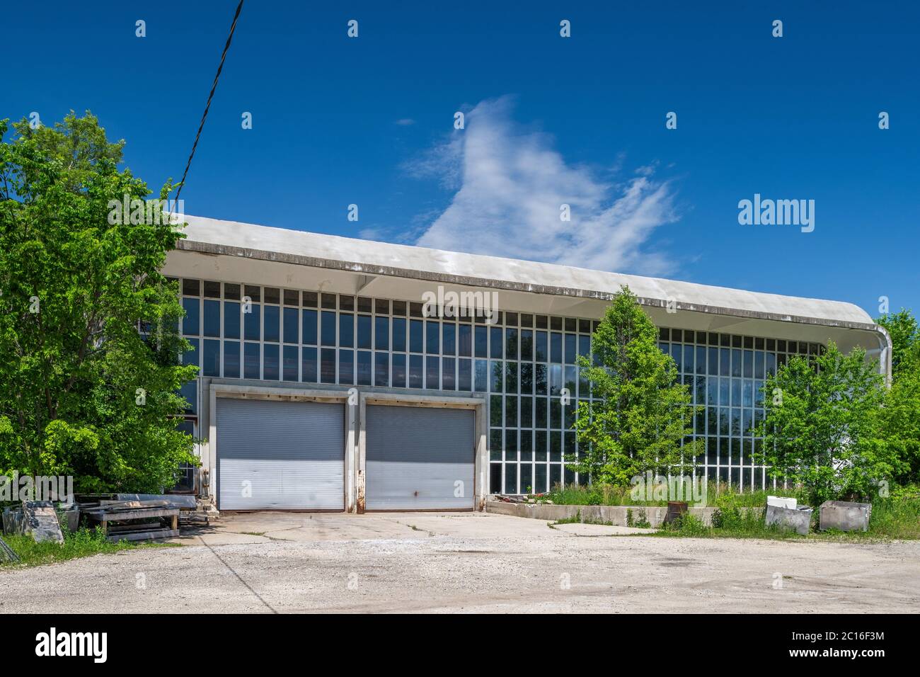 Elgin State Hospital designed by Bertrand Goldberg Stock Photo - Alamy
