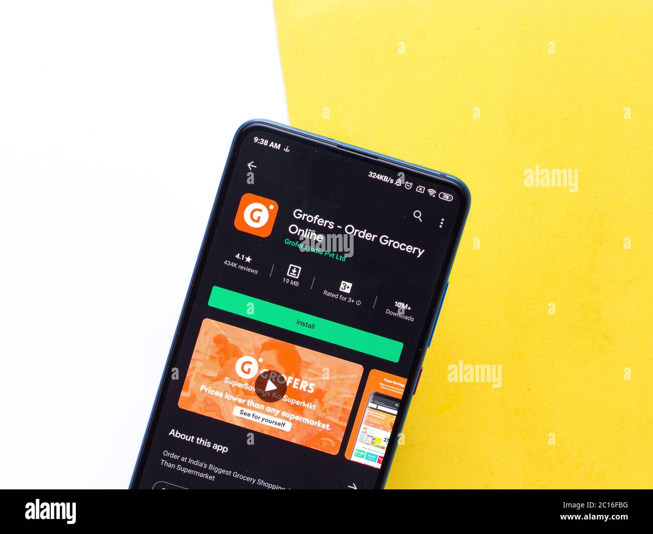 Grofers logo hi-res stock photography and images - Alamy