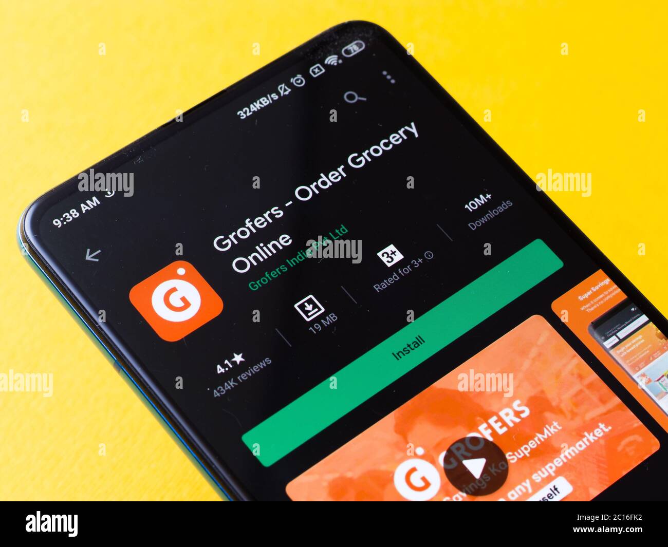 Grofers logo hi-res stock photography and images - Alamy