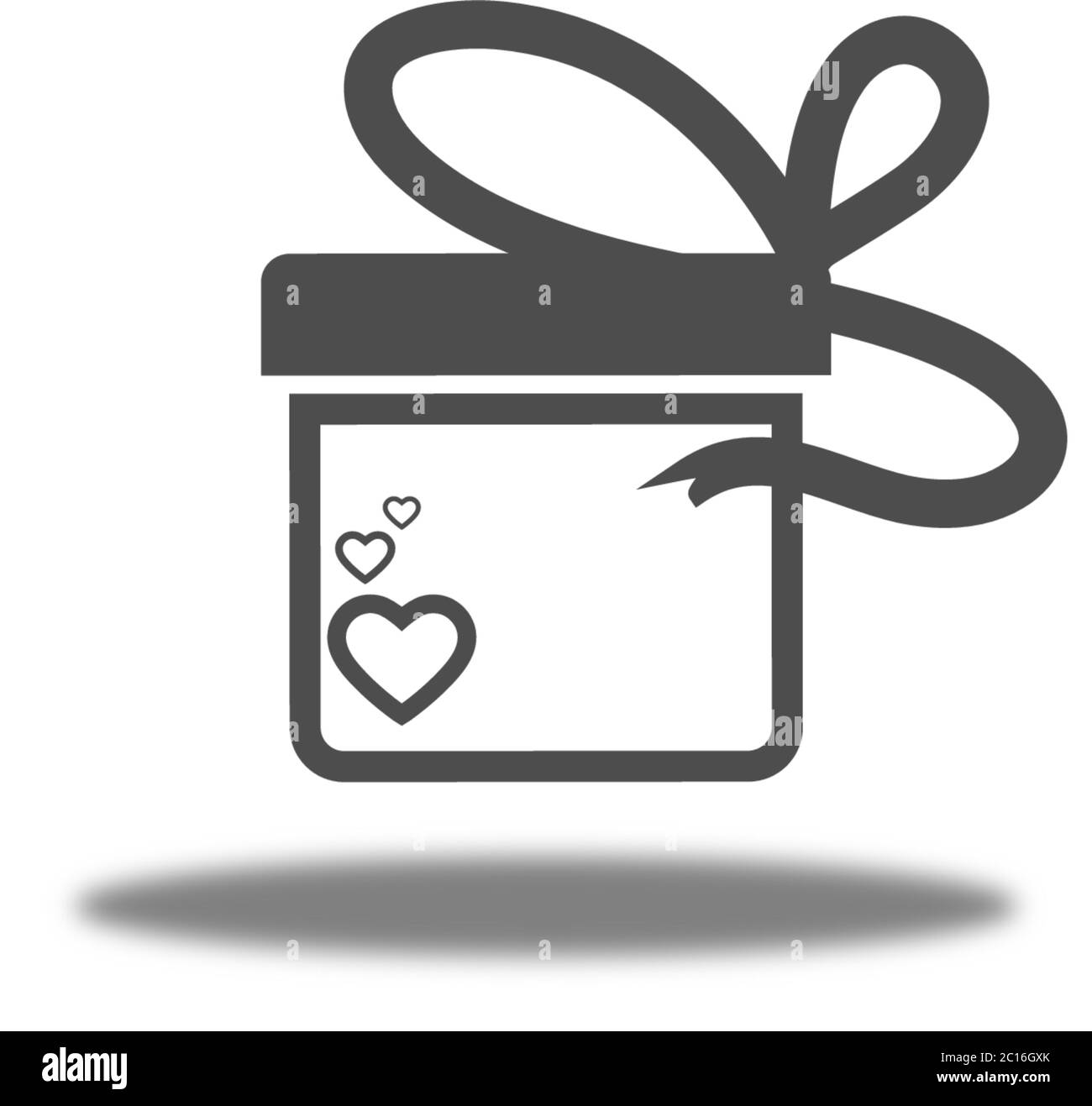 Gift box logo icon template Stock Vector Image & Art - Alamy
