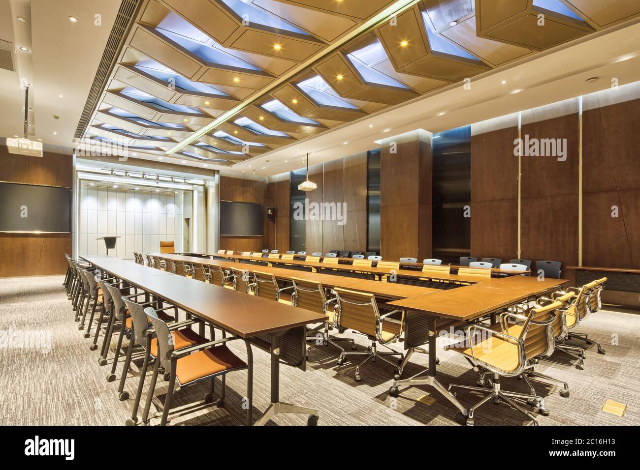 interior of modern meeting room Stock Photo - Alamy