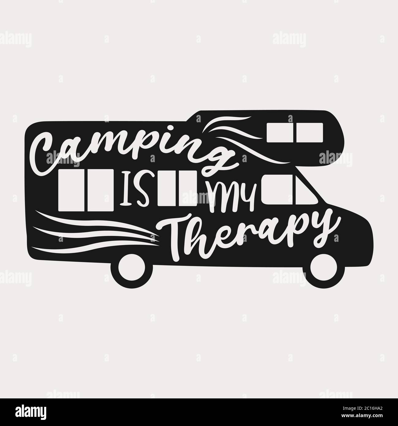 Car camper Stock Vector Images - Alamy