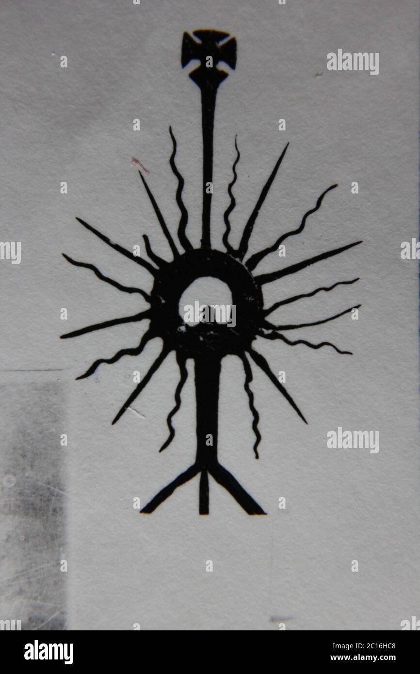 Fine 70s vintage black and white extreme photography of a handmade ...