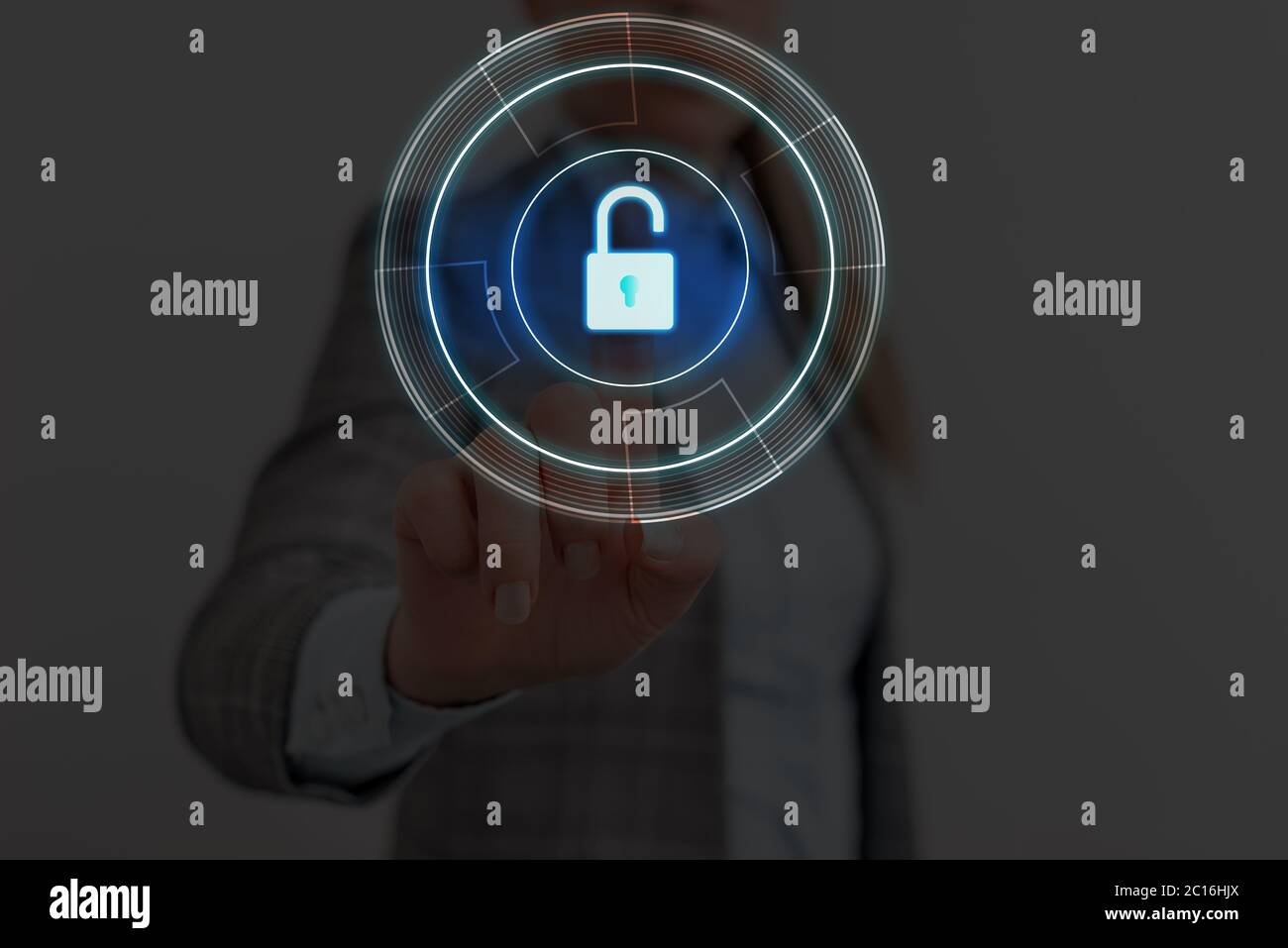 Graphics Padlock For Web Data Information Security Application System ...