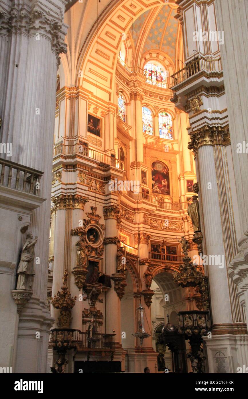 Granada Cathedral in Spain Stock Photo - Alamy