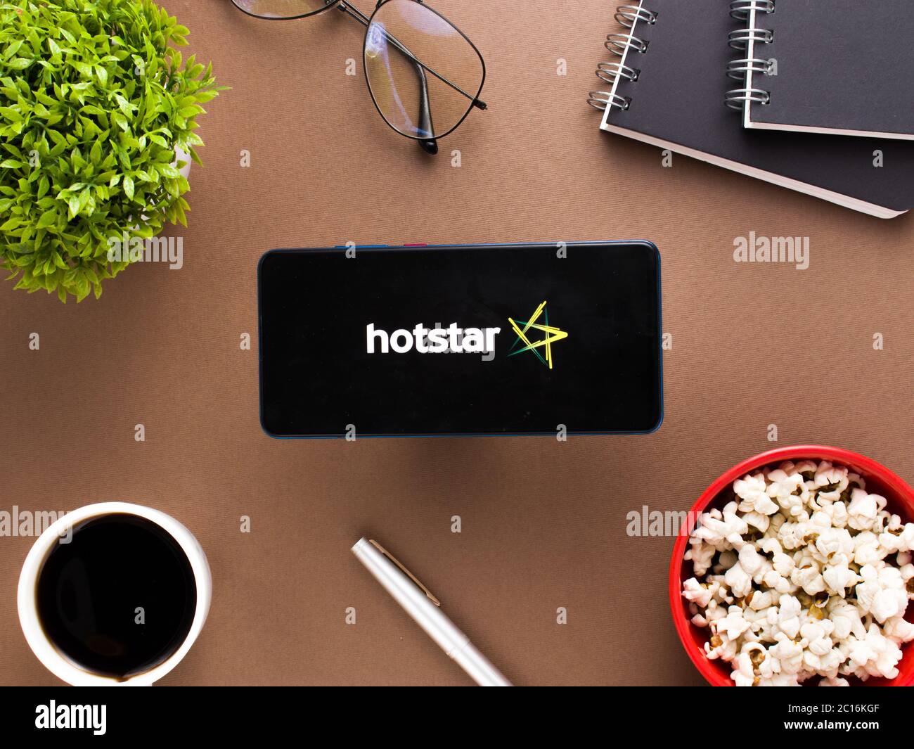 Hotstar mobile app logo - a video streaming service photographed for ...