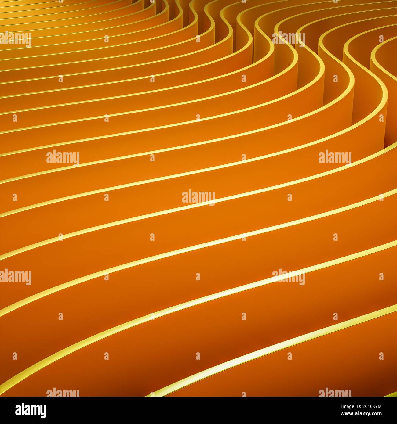 Abstract golden curves background Stock Photo - Alamy